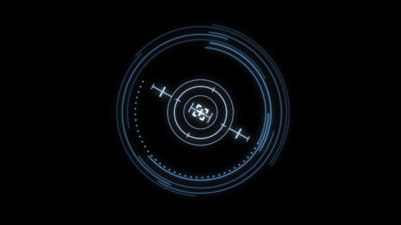 HUD Targeting Scope - Stock Motion Graphics | Motion Array