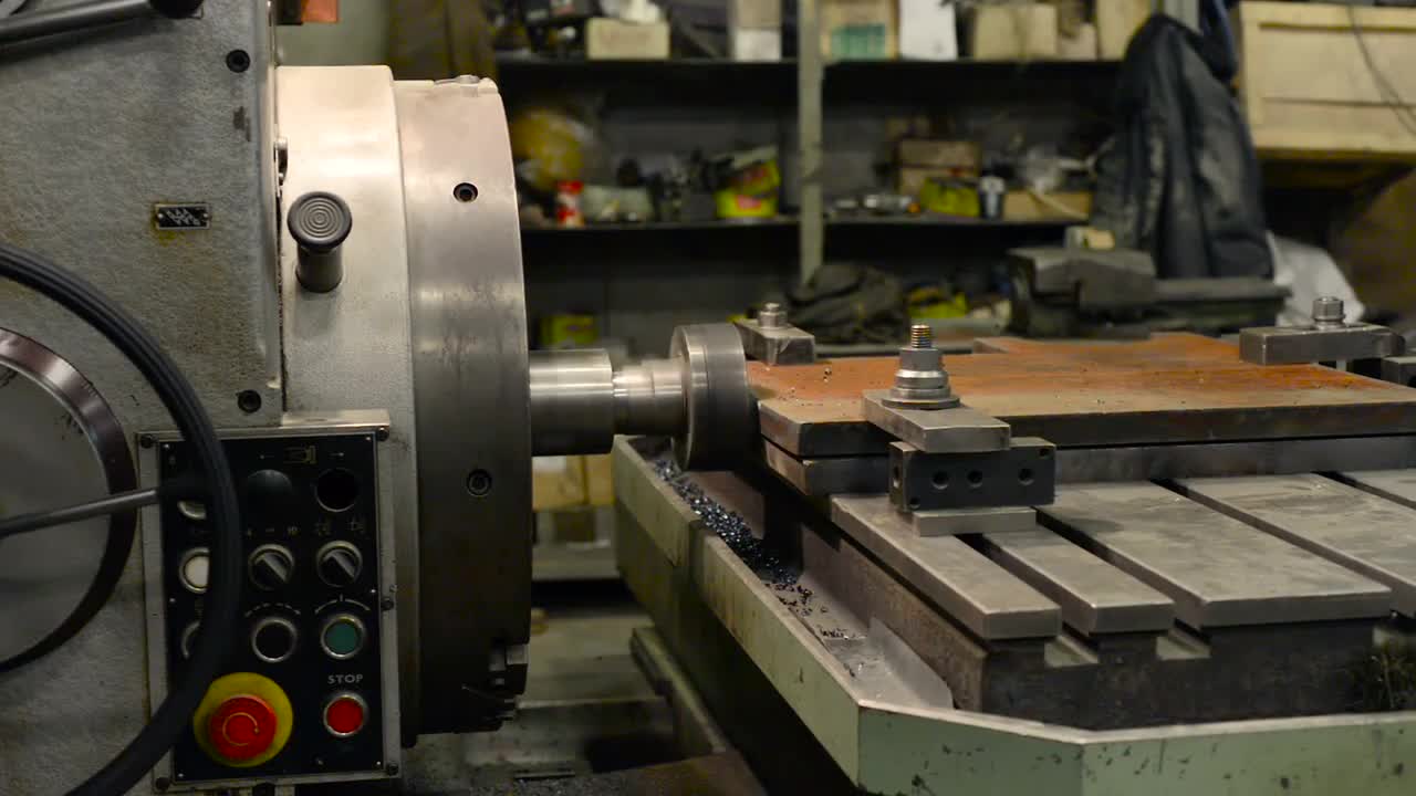 Large Boring Machine - Stock Video | Motion Array