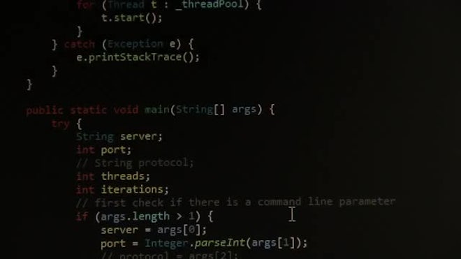 Computer Codes Scrolling - Stock Video | Motion Array