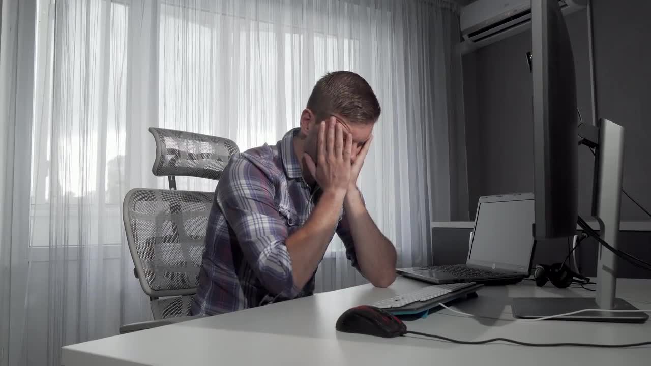 Frustrated Employee - Stock Video | Motion Array