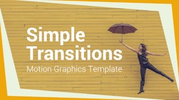 Simple Transitions Motion Graphics Templates Motion Array
