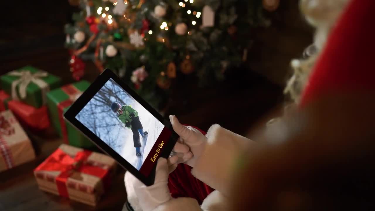 Santa Claus With Magic IPad - After Effects Templates | Motion Array