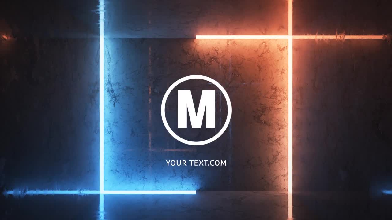 Neon Lines Logo - After Effects Templates | Motion Array