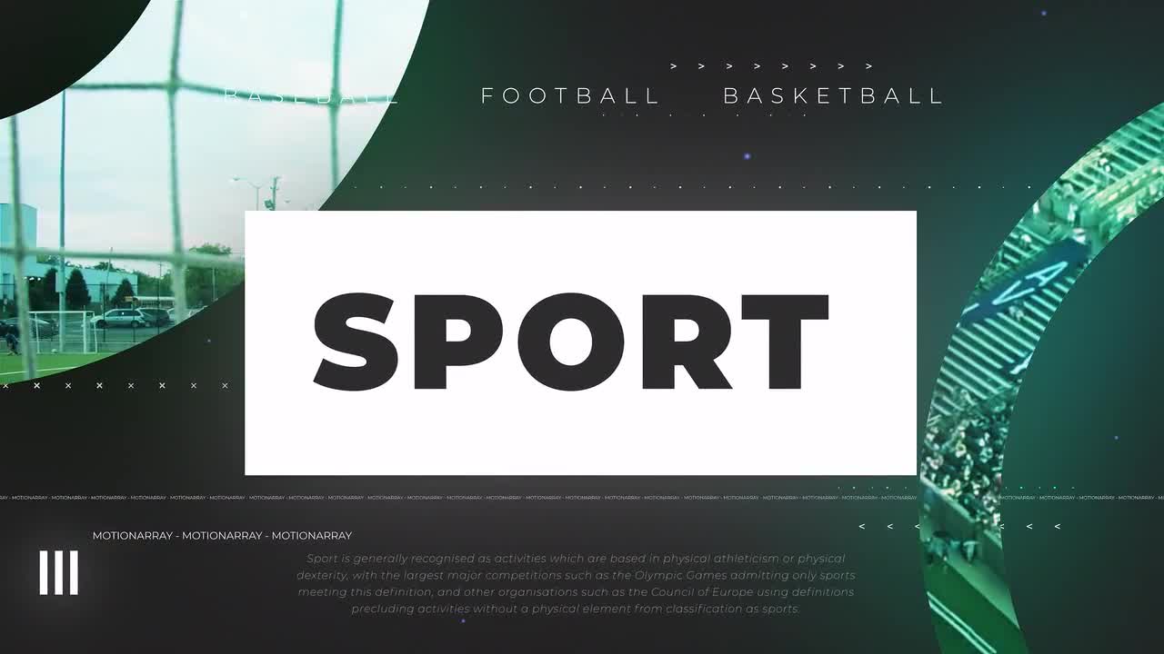 Sport Opener - After Effects Templates | Motion Array