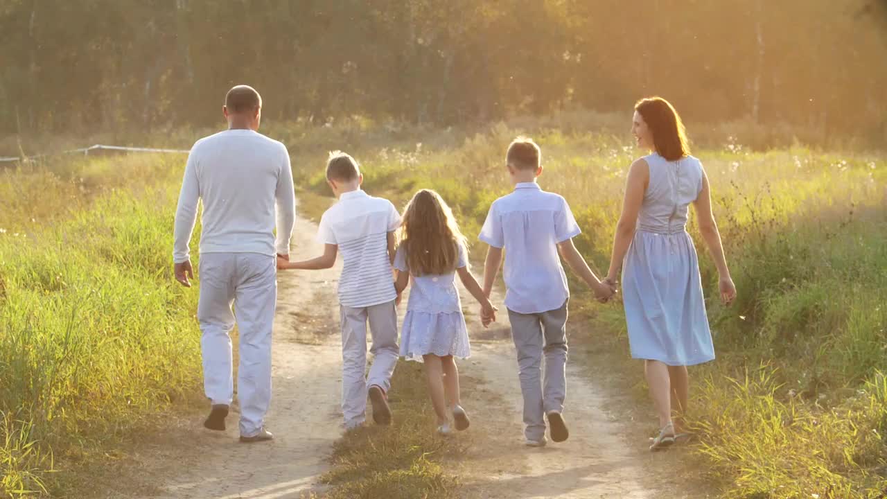 Family Walking Together