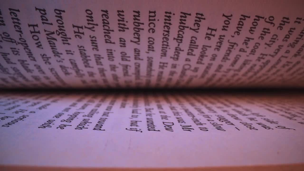 Flicking Through A Book - Stock Video | Motion Array