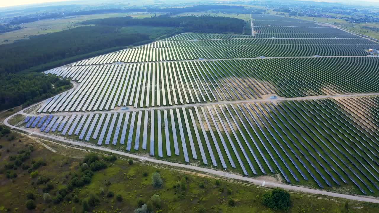 Solar Power Station - Stock Video | Motion Array