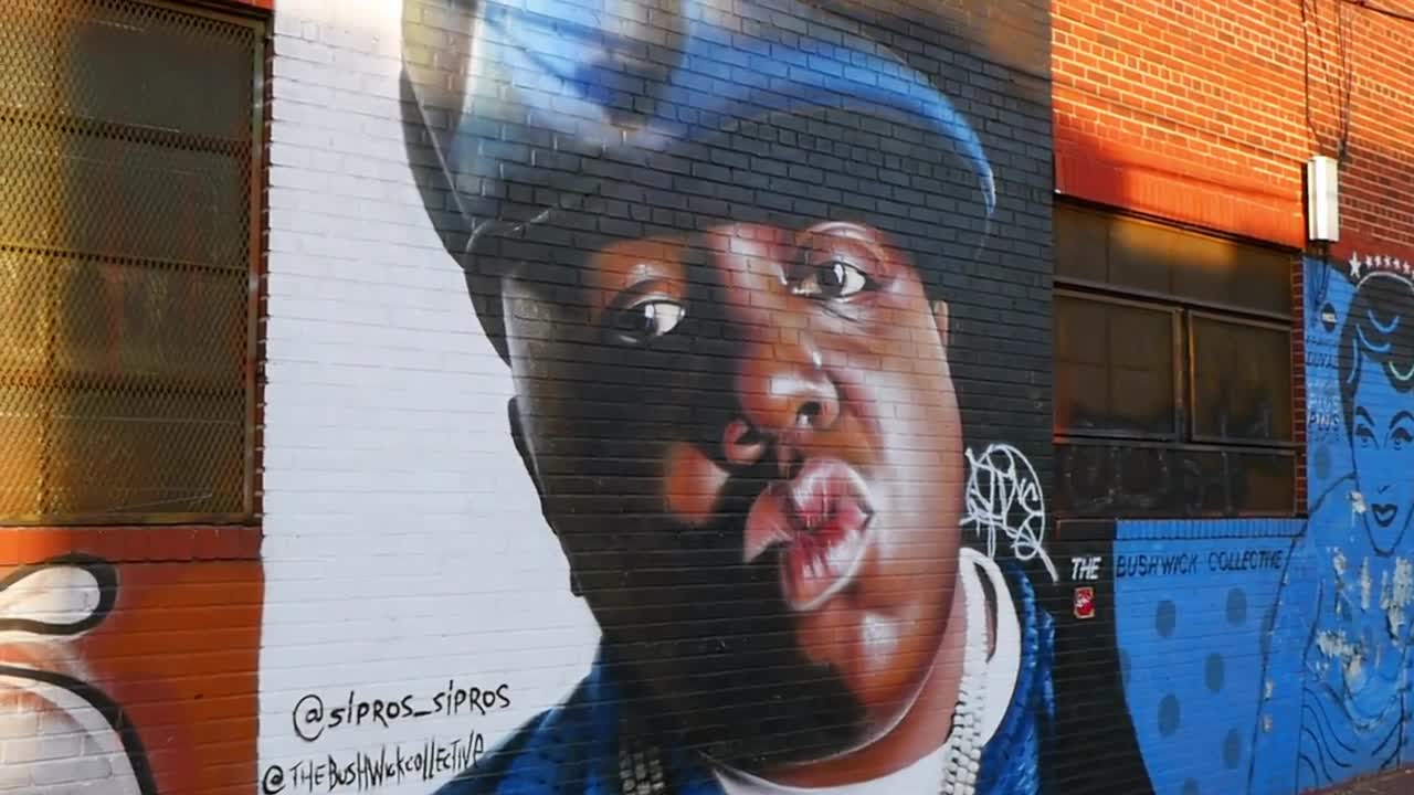 Graffiti Of Rapper - Stock Video | Motion Array