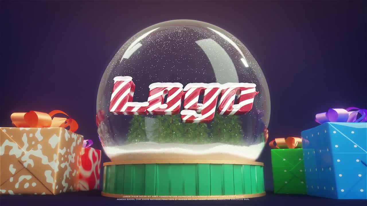 Snow Globe Logo - After Effects Templates | Motion Array