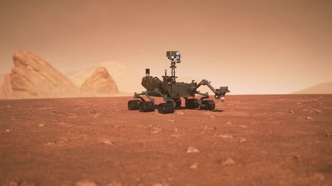 Rover On Mars - Stock Motion Graphics | Motion Array