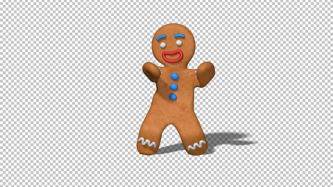 Dancing Gingerbread - Stock Motion Graphics | Motion Array