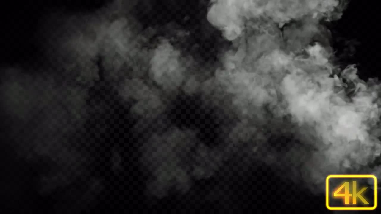 Blowing Smoke On Alpha - Stock Motion Graphics | Motion Array