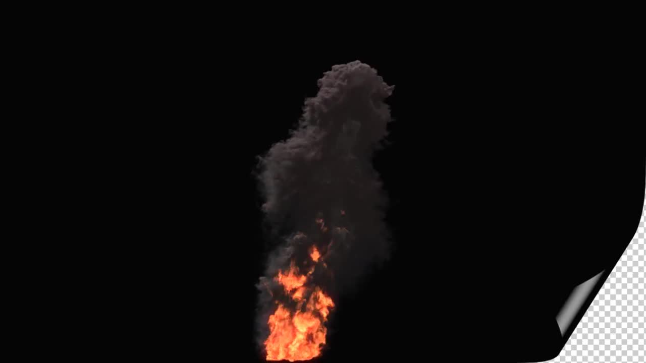 Large Scale Fire & Smoke - Stock Motion Graphics | Motion Array