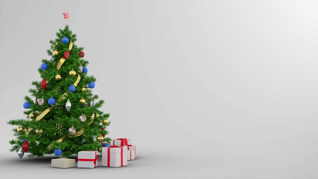 Rotating Christmas Tree - Stock Motion Graphics | Motion Array