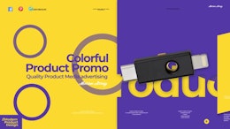 Colorful Product Promo After Effects Templates Motion Array