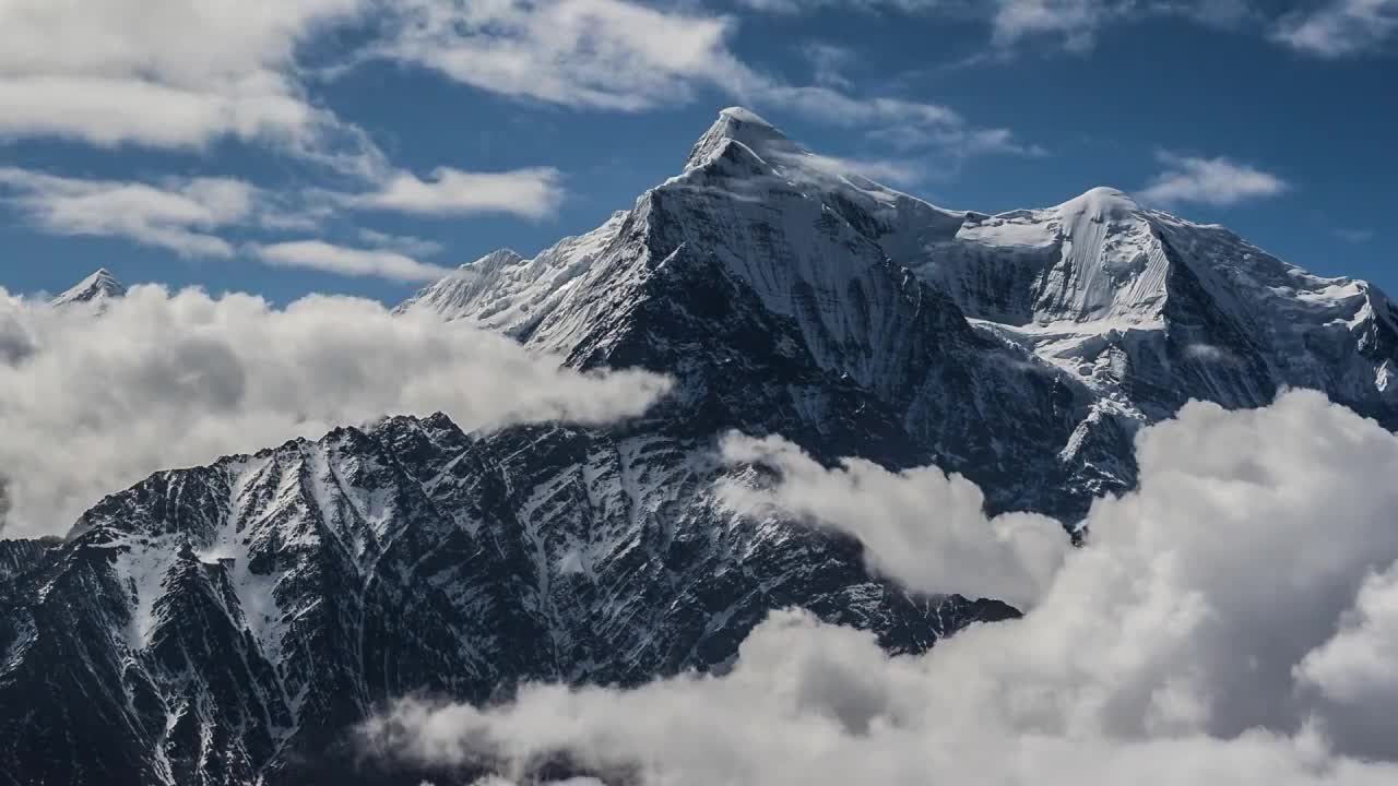 Nilgiri Himal Timelapse - Stock Video | Motion Array