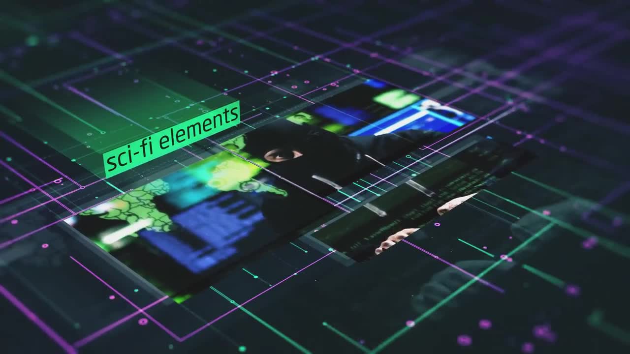 Sci-Fi Elements Slideshow - After Effects Templates | Motion Array