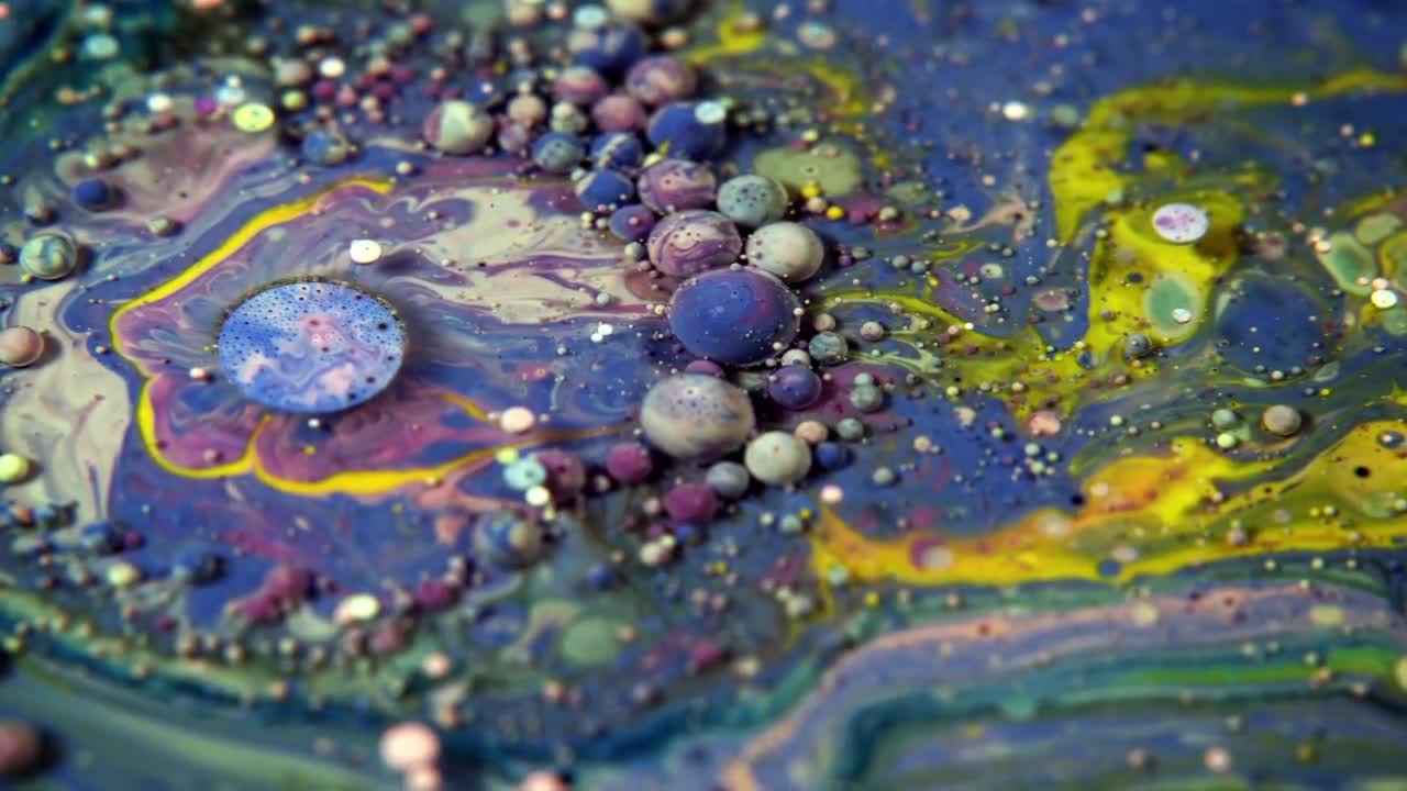 Floating Ink Spheres - Stock Video | Motion Array