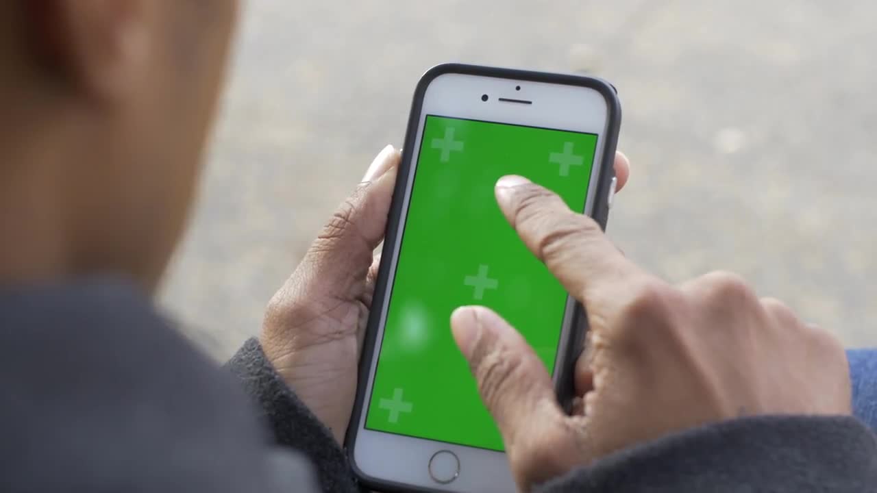 Green Screen On Phone - Stock Video | Motion Array
