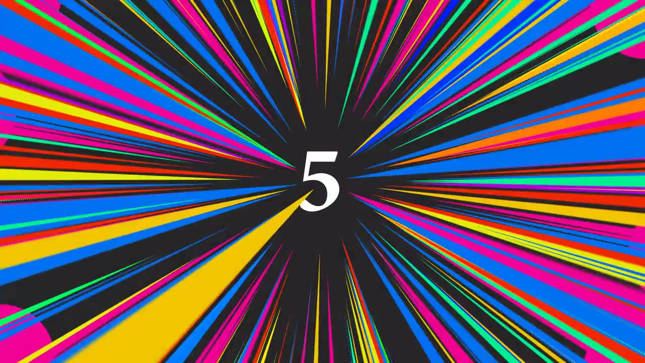 5 Colorful Transitions - Stock Motion Graphics | Motion Array