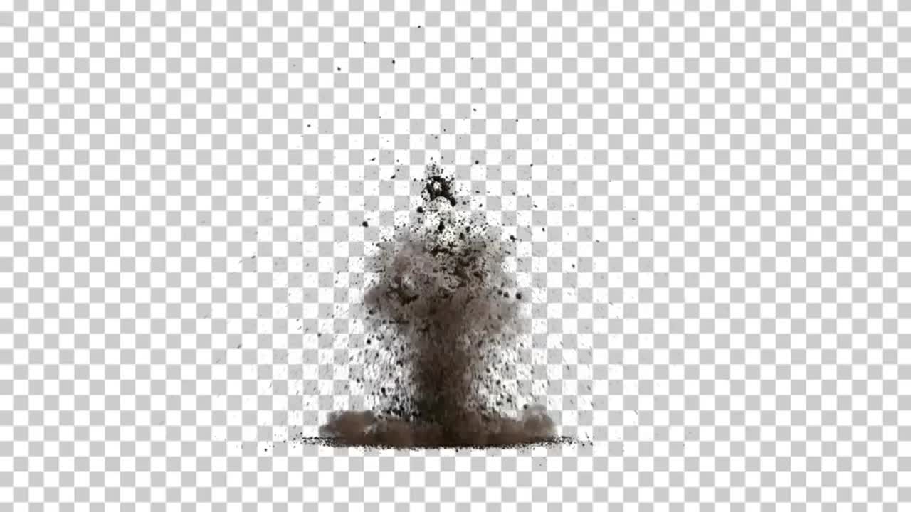 Soil Explosion - Stock Motion Graphics | Motion Array