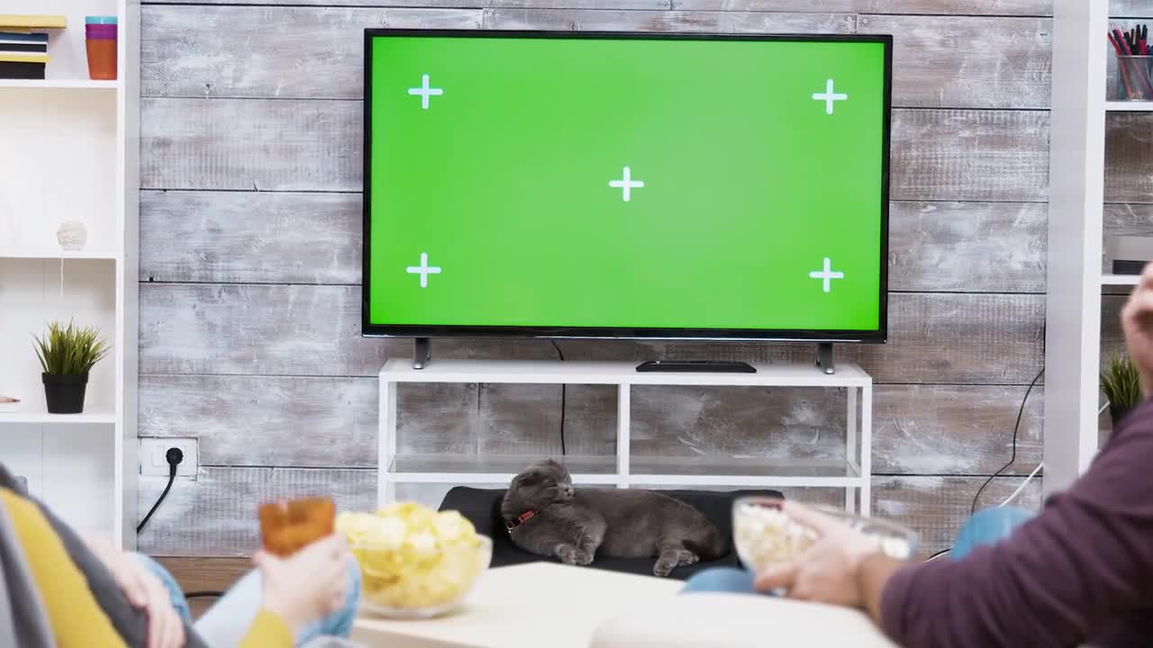 Living Room TV - Stock Video | Motion Array