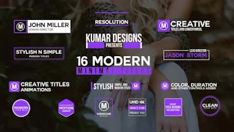 Simple Title Presentation - After Effects Templates | Motion Array