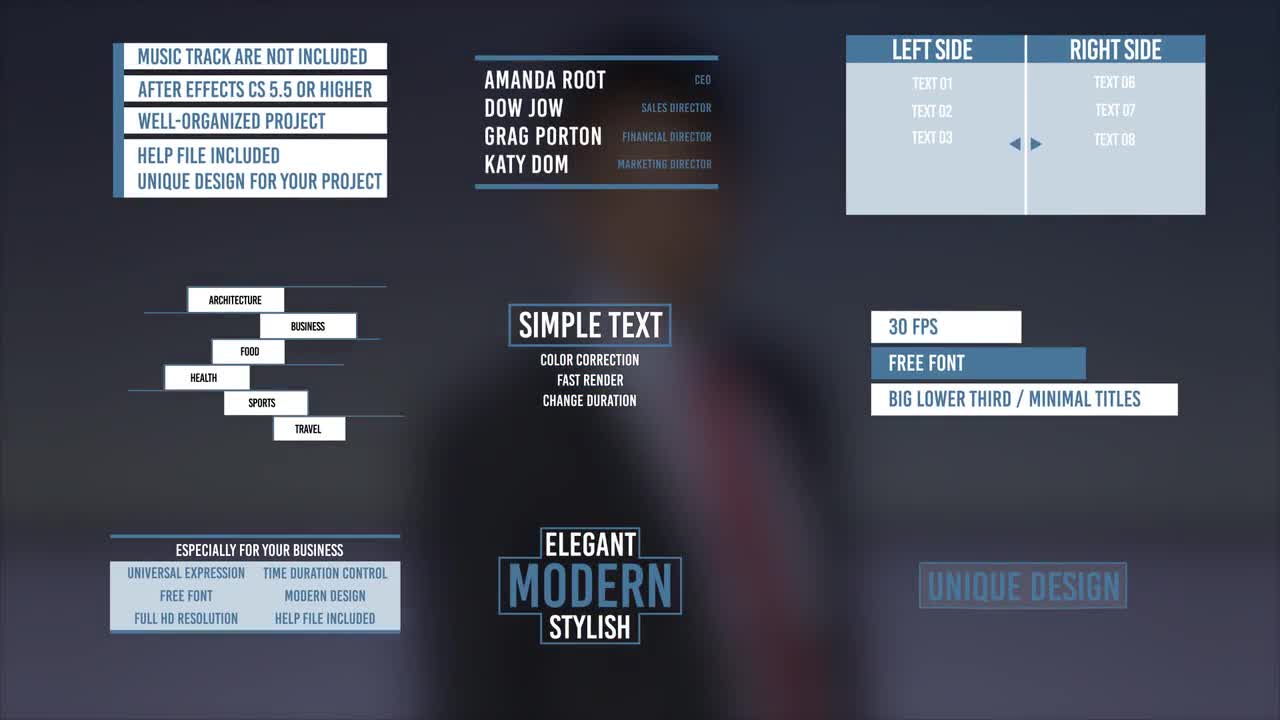 Lower Thirds - Motion Graphics Templates | Motion Array