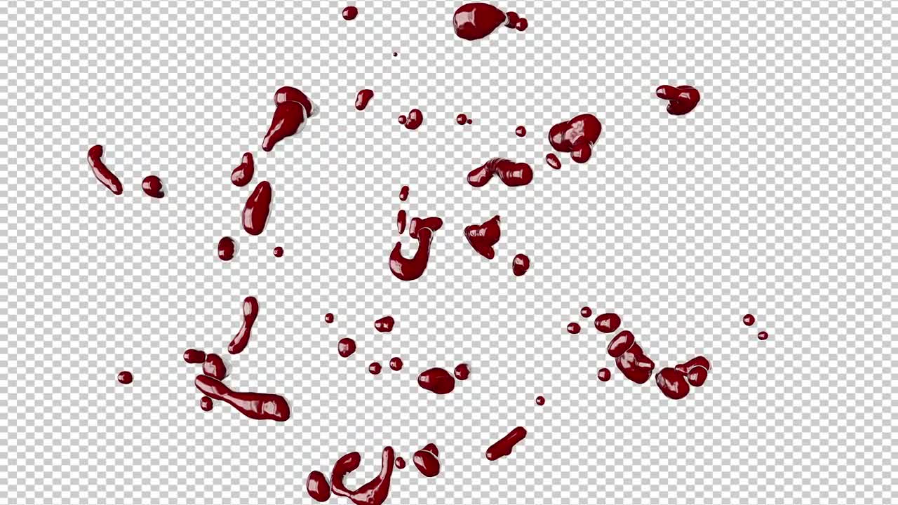 Drops Of Blood - Stock Motion Graphics | Motion Array