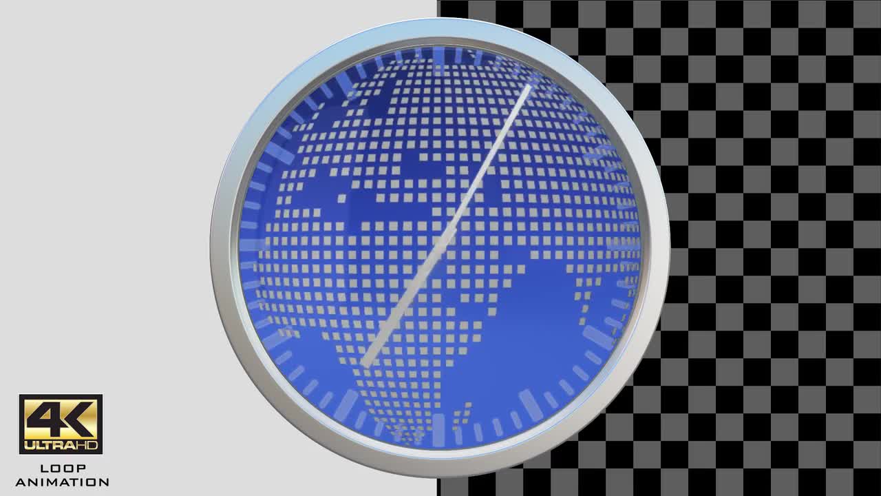 Earth Clock - Stock Motion Graphics | Motion Array