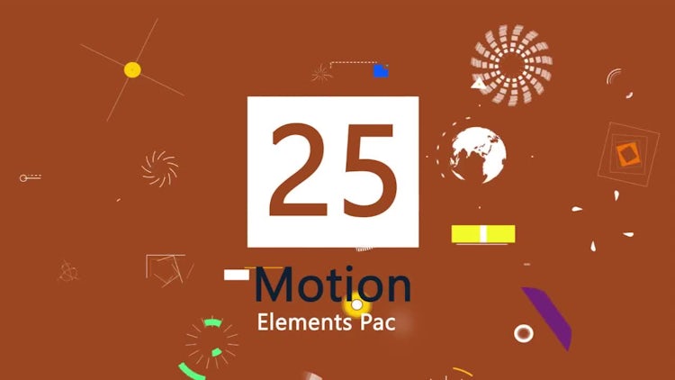 25 Motion Graphic Element Pack - Motion Graphics | Motion Array