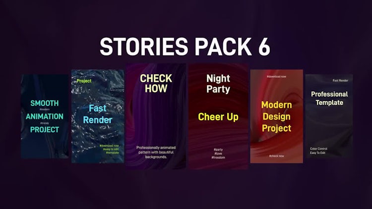 Stories Pack 6: Waves - Premiere Pro Templates | Motion Array
