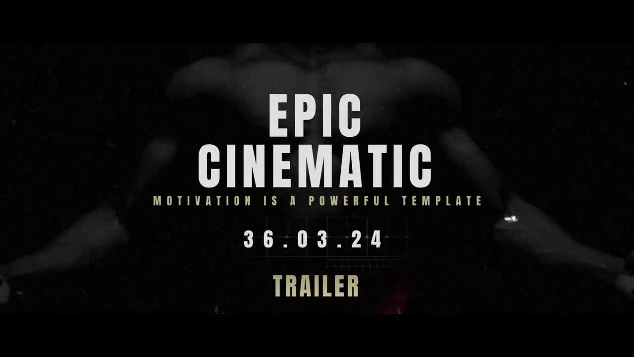 Epic Cinematic Trailer - Premiere Pro Templates | Motion Array