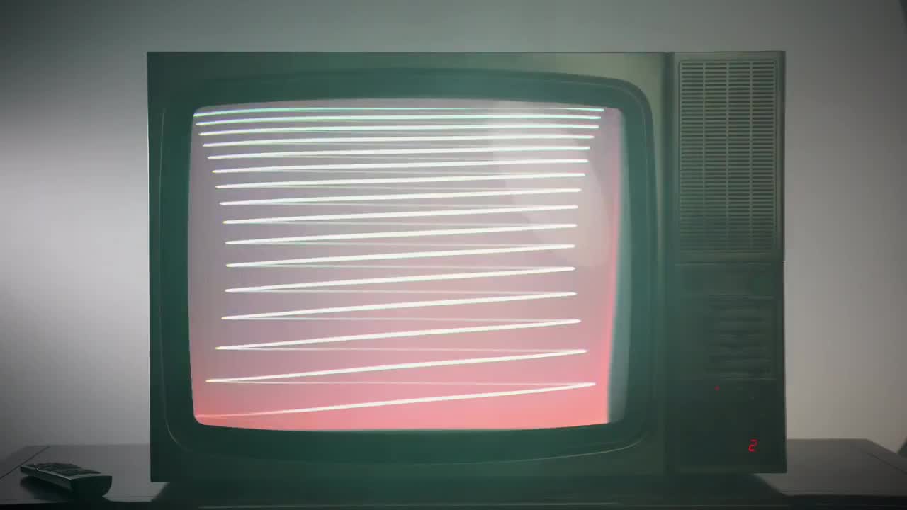 TV Distortion - Stock Video | Motion Array
