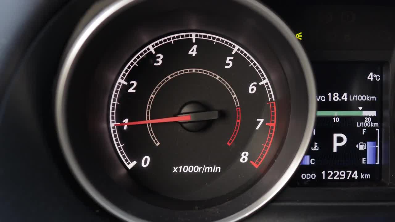 RPM Tachometer - Stock Video | Motion Array