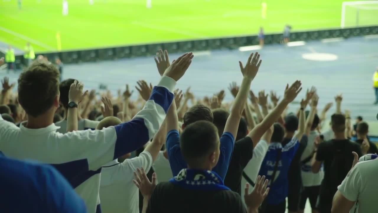 Chanting Fans - Stock Video | Motion Array