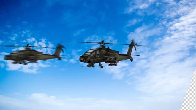 Apache Helicopters - Stock Motion Graphics | Motion Array