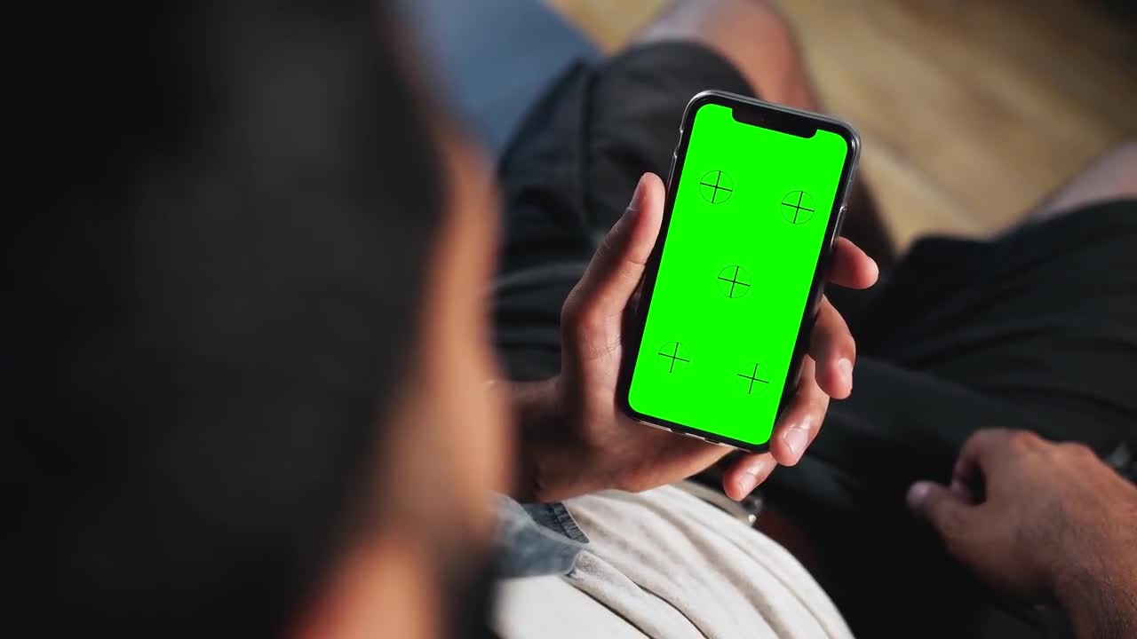 Man Swiping On Green Screen - Stock Video | Motion Array