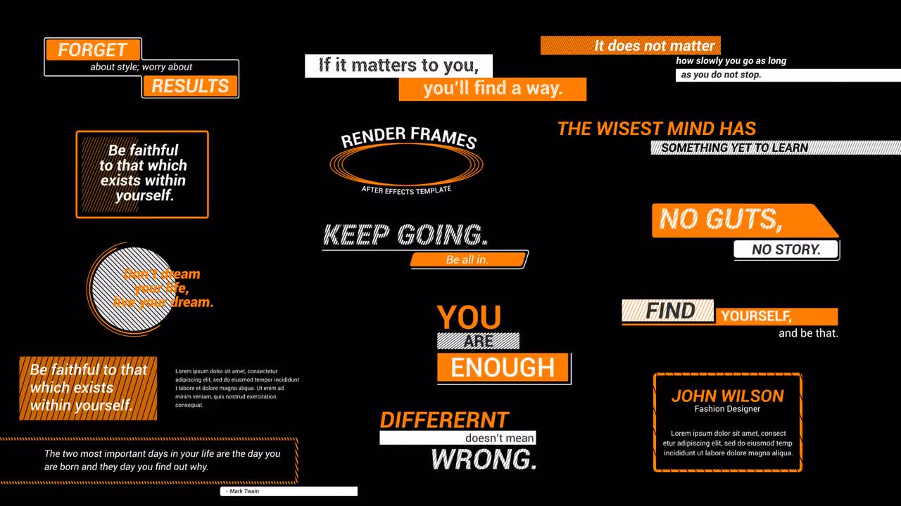 Unique Titles - Motion Graphics Templates | Motion Array