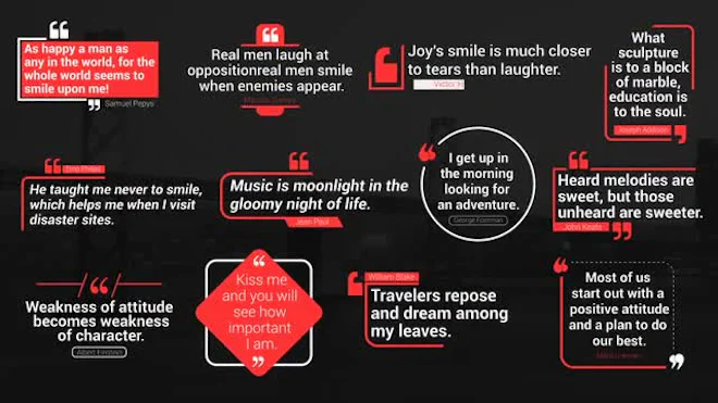 Smart Quotes Titles - Motion Graphics Templates | Motion Array