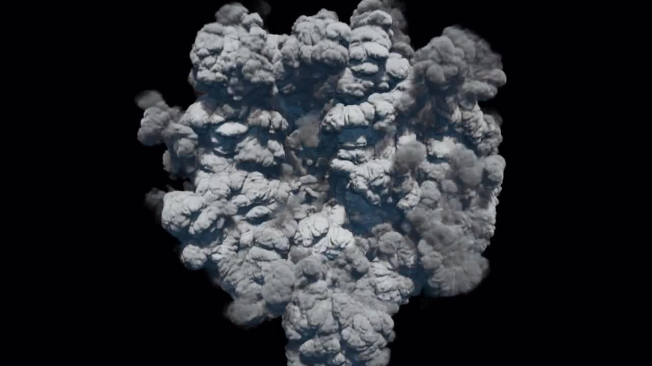 Thick Smoke Explosion - Stock Motion Graphics | Motion Array