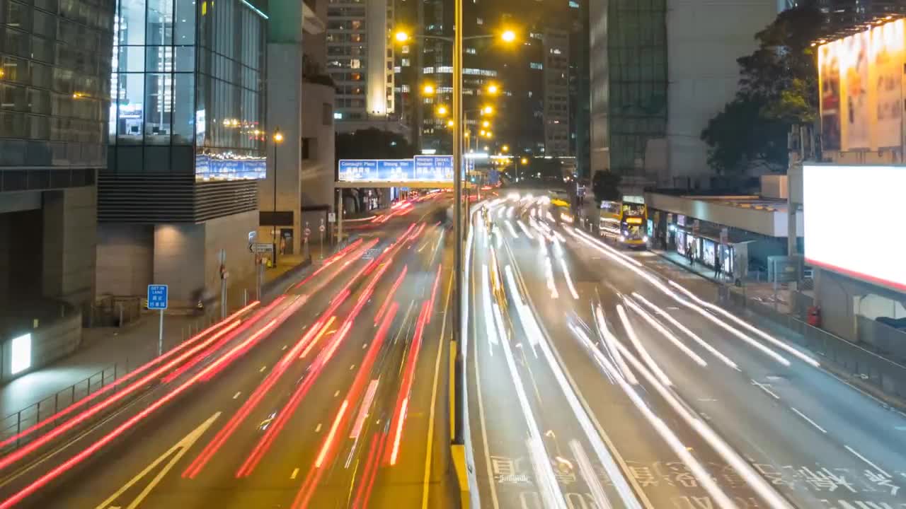 Split Traffic - Stock Video | Motion Array