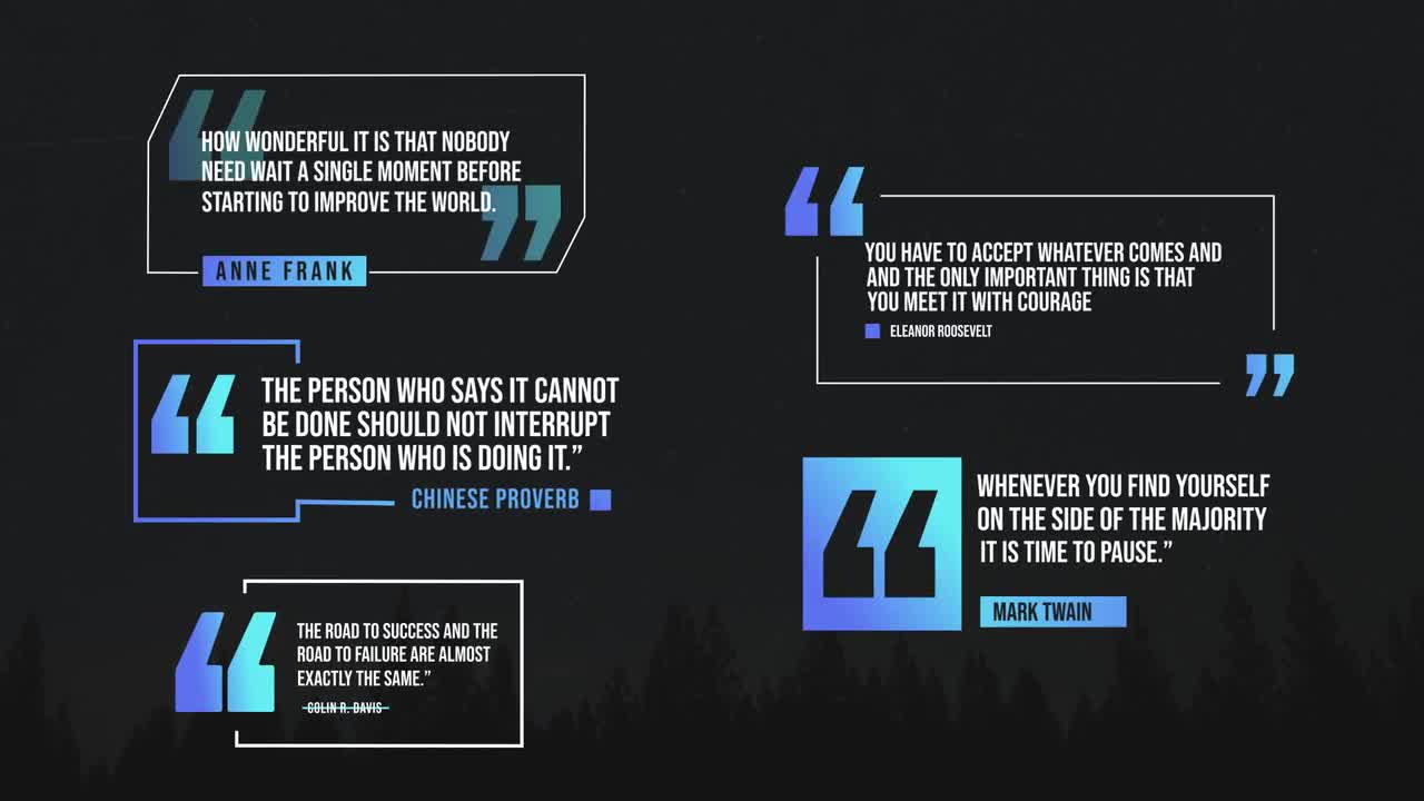 Trendy Quote Titles - Premiere Pro Templates | Motion Array