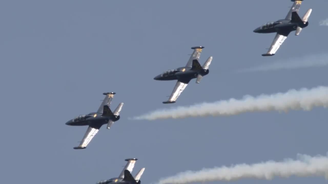 Flying Jets In Formation - Stock Video | Motion Array
