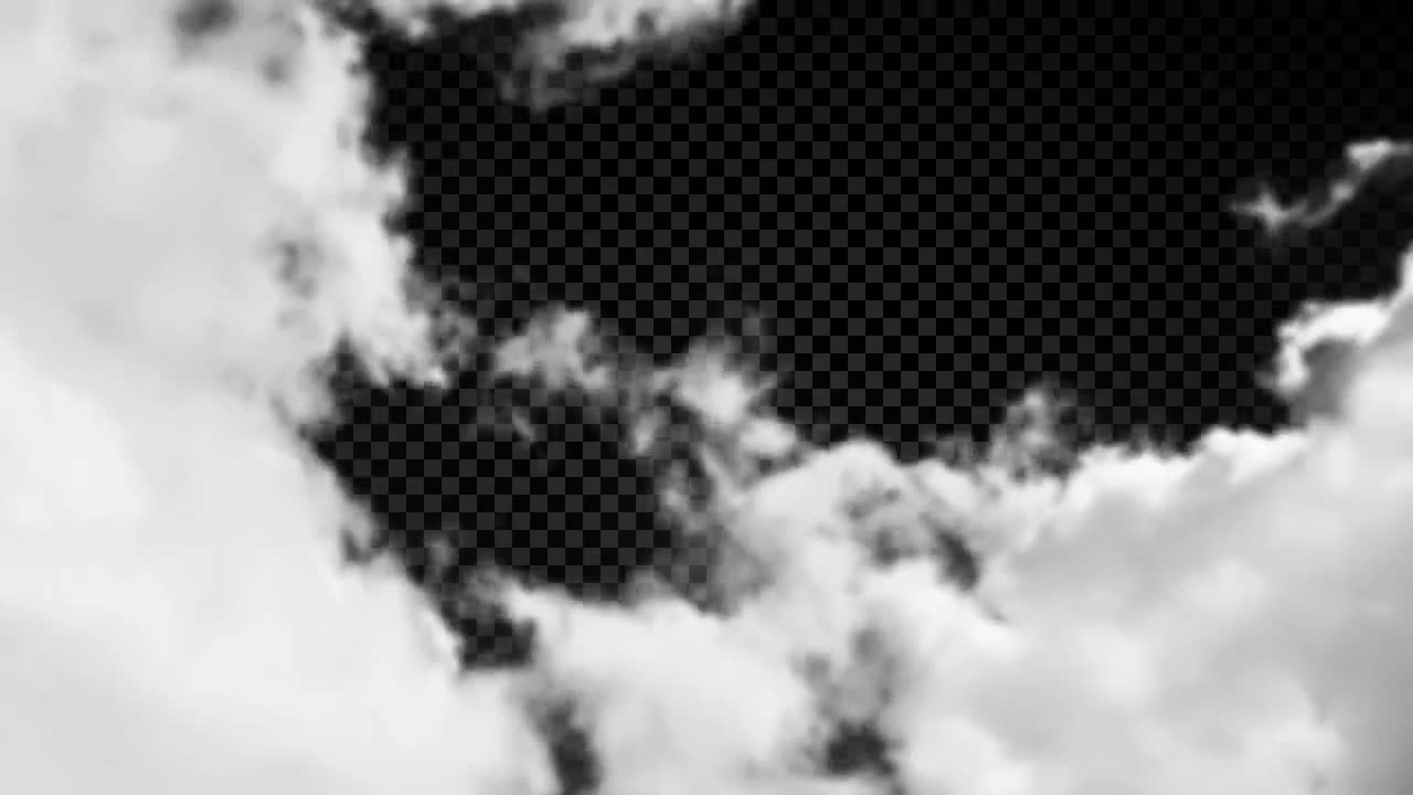 Clouds On Alpha - Stock Motion Graphics | Motion Array