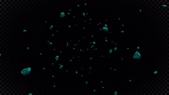 Asteroids On Alpha - Stock Motion Graphics | Motion Array