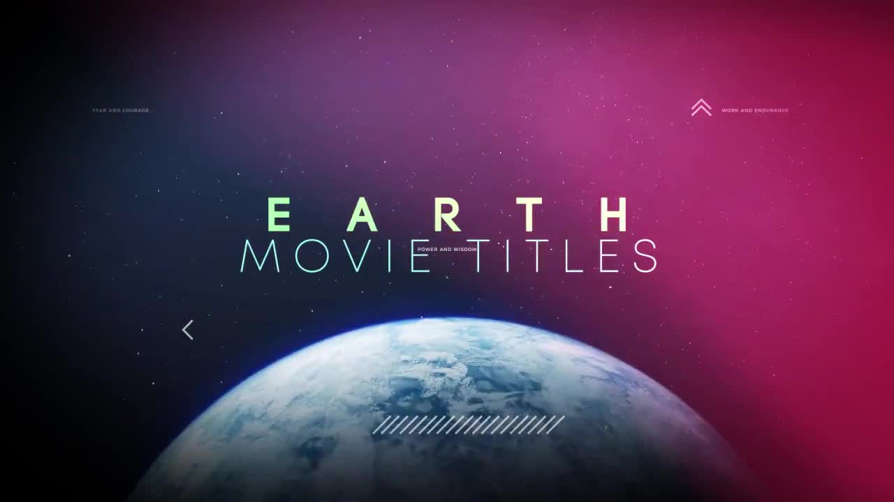Earth Planet Titles - After Effects Templates | Motion Array