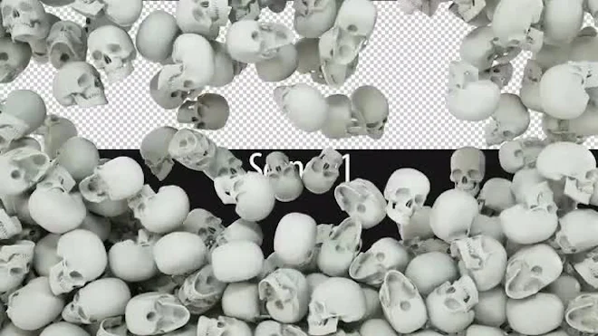 3d Skull Transition - Stock Motion Graphics | Motion Array