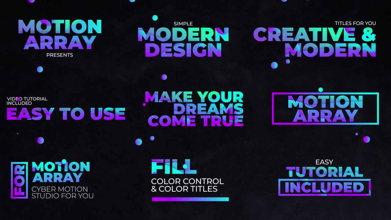 Wave Titles - Motion Graphics Templates | Motion Array