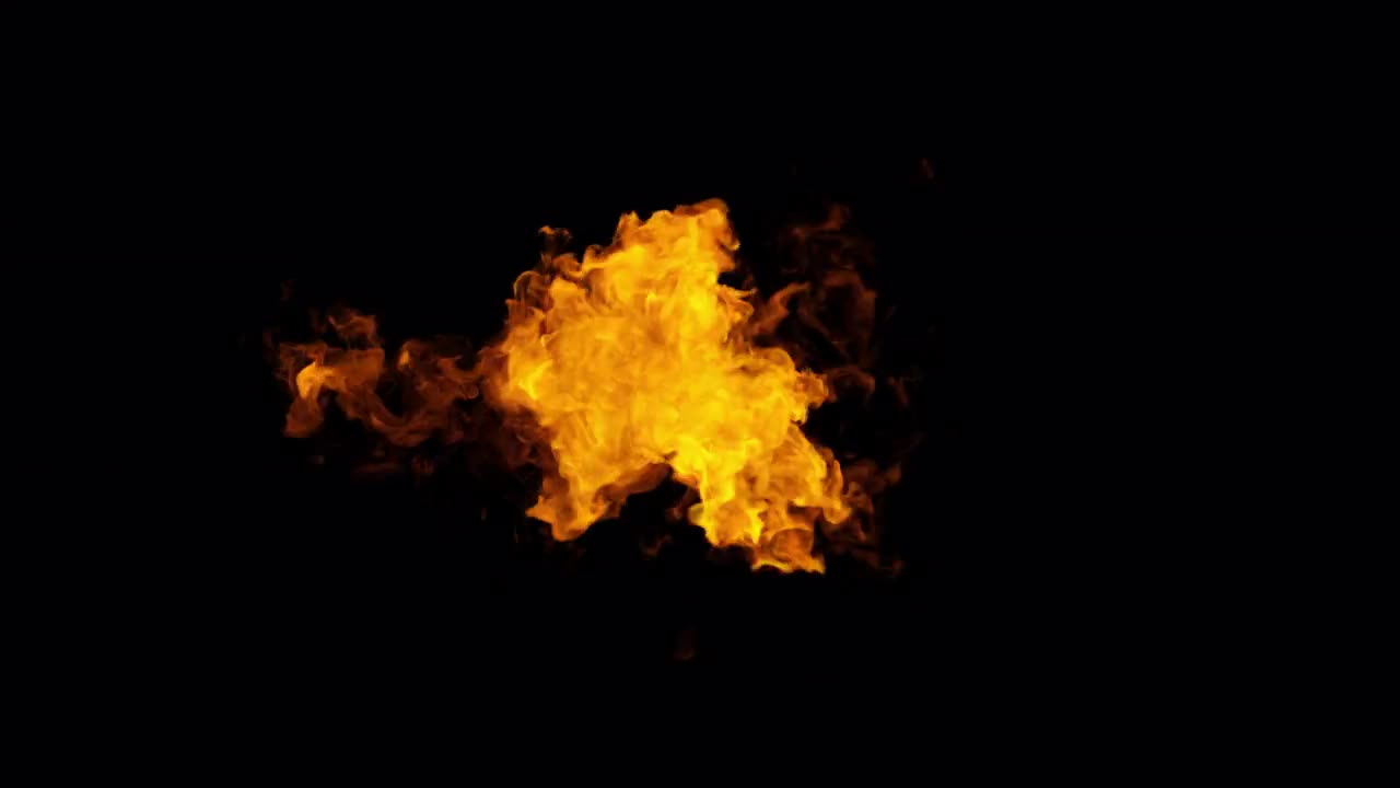 Fire And Smoke On Alpha - Stock Motion Graphics | Motion Array